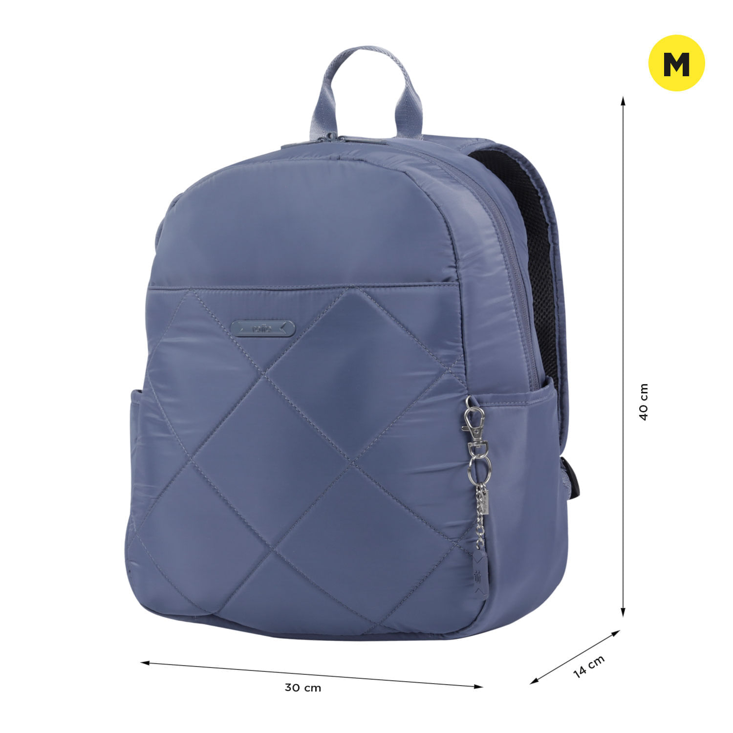 Mochila mujer Arlet gris | Totto - Totto