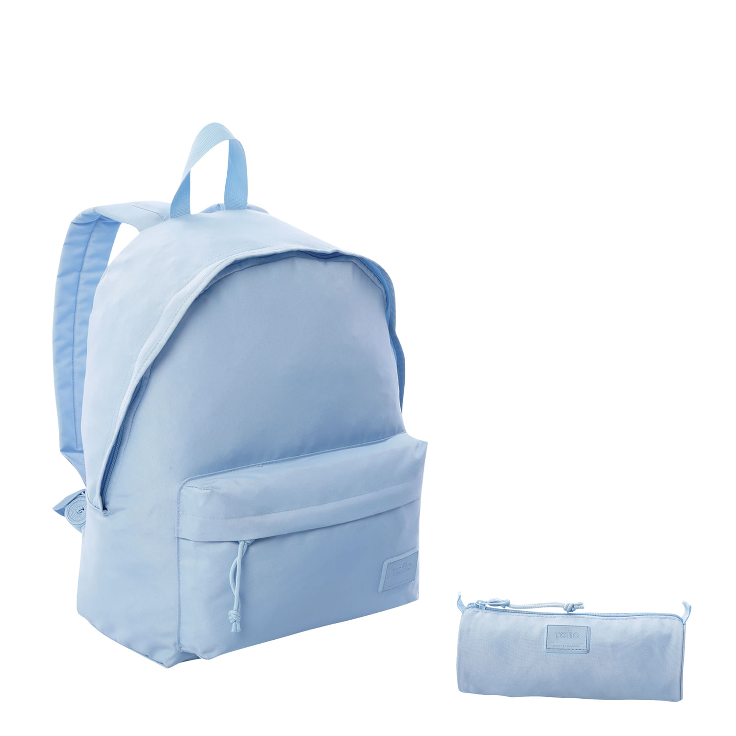 Maleta Para Colegio Pack X 2 + Cartuchera Kalex Azul
